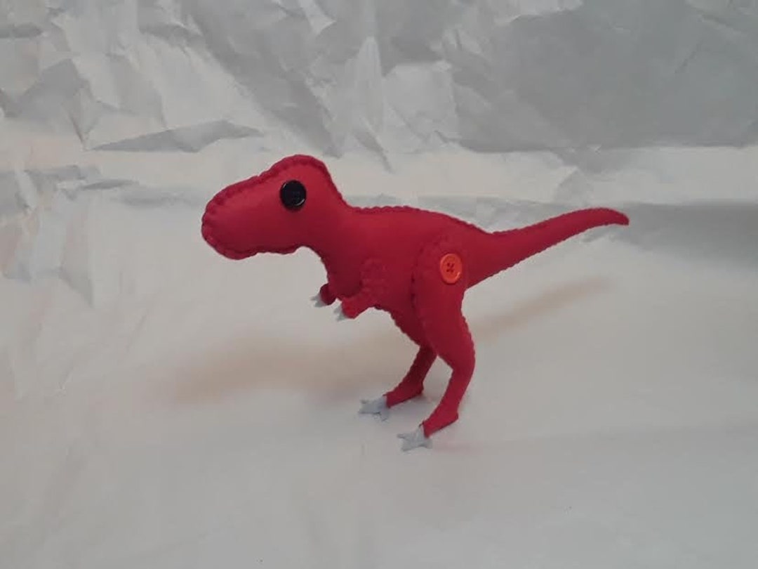 T-rex Felt Plush - Etsy