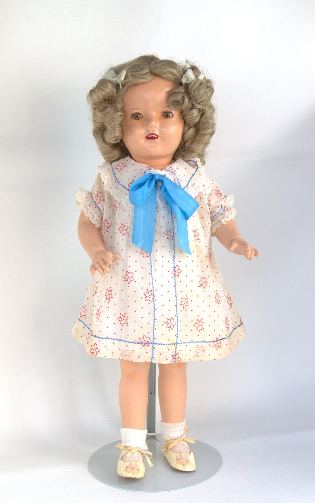 Eegee Goldberger "miss Charming" Shirley Temple Look Alike Walker Doll ...