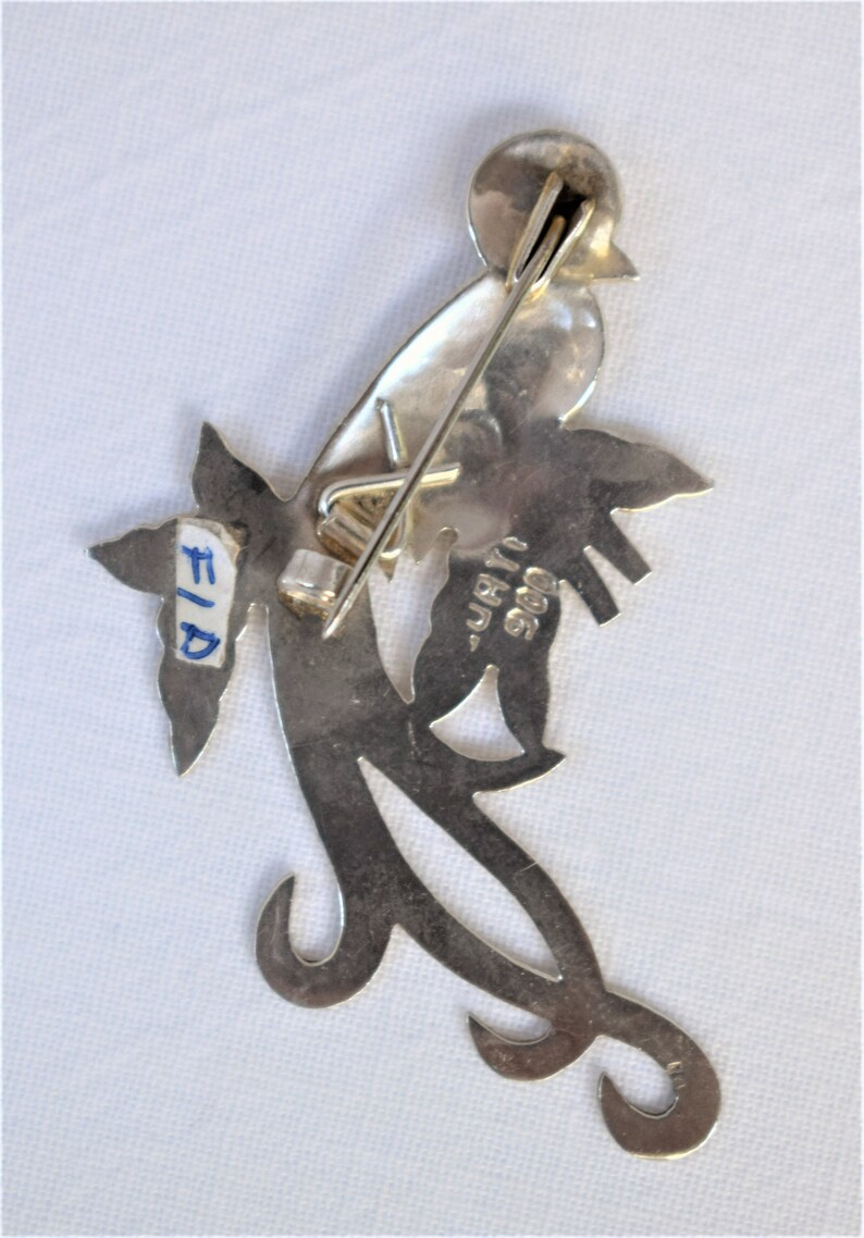 Vintage 900 Silver Guatemala Quetzal Bird Brooch 2 1/8 - Etsy