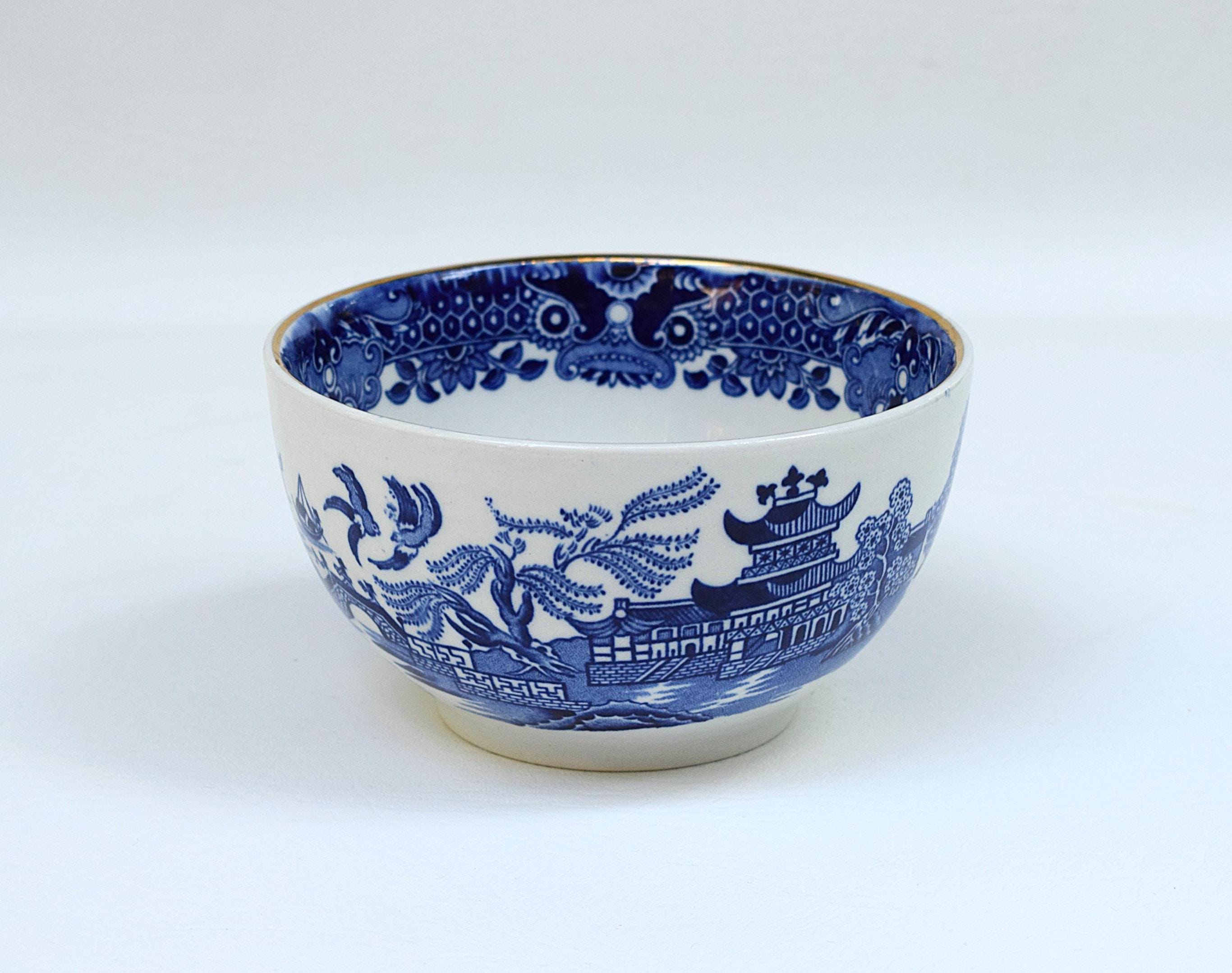Willow Pattern Sugar Bowl