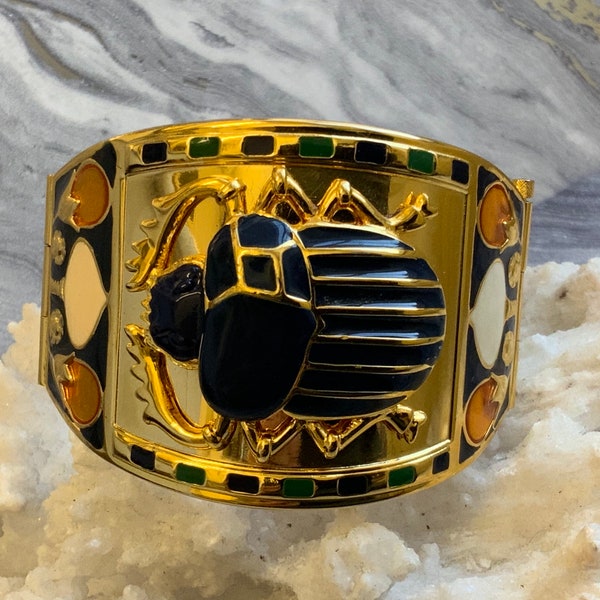 Scarab Bracelet - Etsy UK