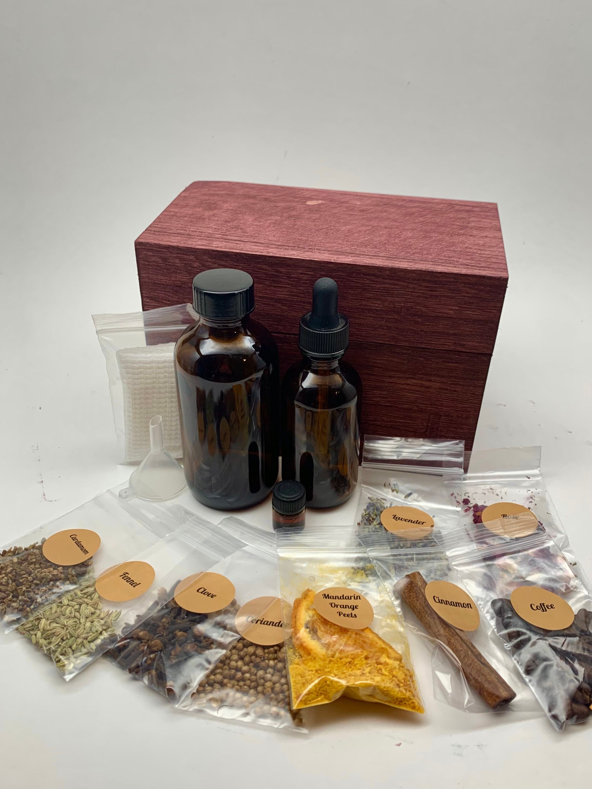 DIY Custom Cocktail Bitters Kit With Wood Gift Box Option - Etsy