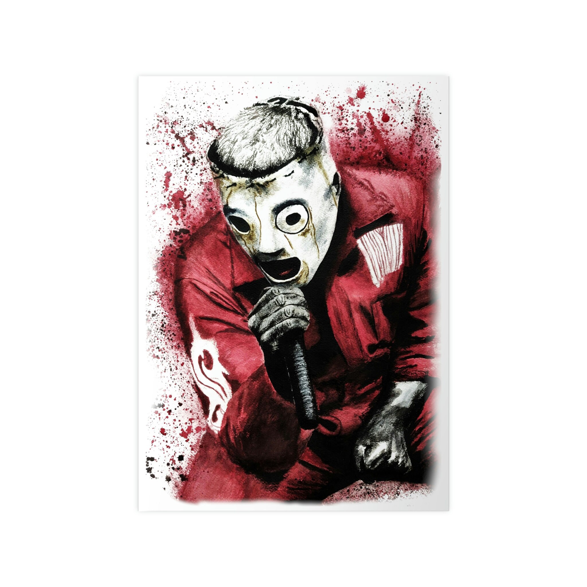 Slipknot, Corey Taylor PRINT, Numetal, Heavy Metal, Fine Arts, Rock ...