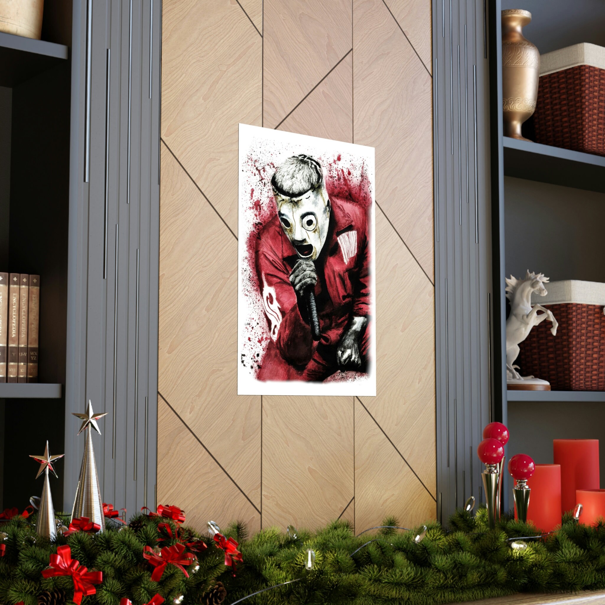 Slipknot, Corey Taylor PRINT, Numetal, Heavy Metal, Fine Arts, Rock ...