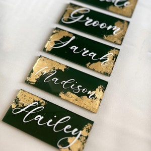 Personalized Acrylic Name Card/ Wedding Place Card - Etsy