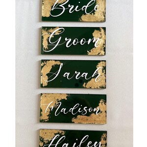 Personalized Acrylic Name Card/ Wedding Place Card - Etsy