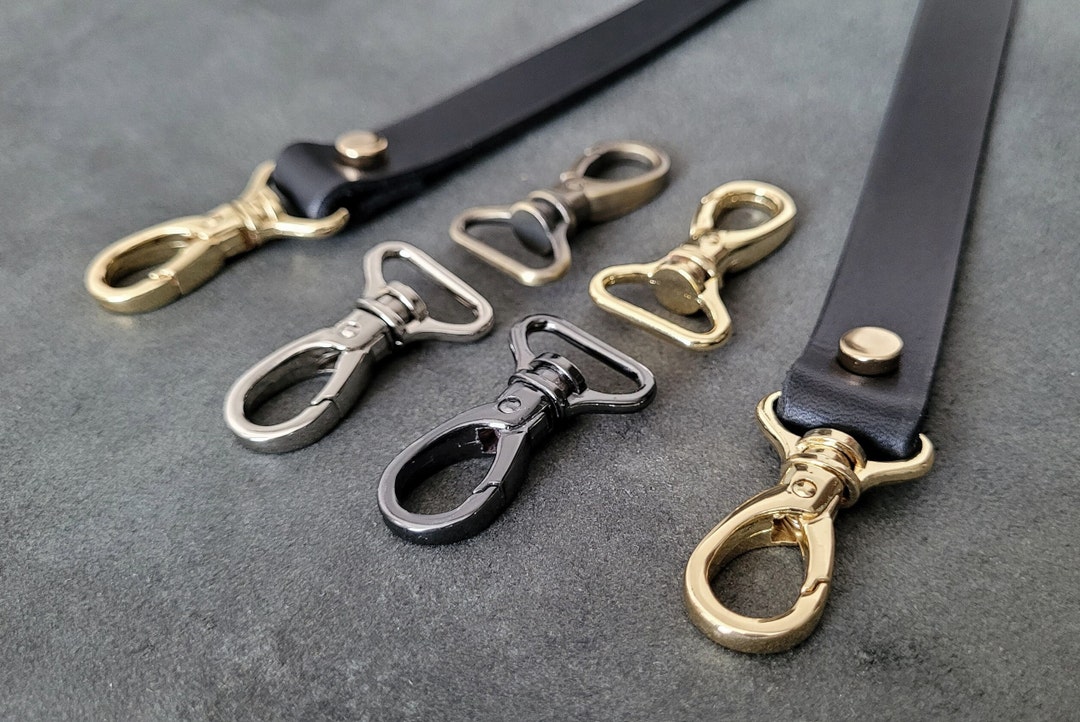 Handmade Real Genuine Leather Handbag Strap With Antique Clasp ...