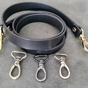 Handmade Real Genuine Leather Bag Strap, Crossbody Bag Replacement ...