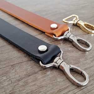 Handmade Real Genuine Leather Bag Strap, Crossbody Bag Replacement ...