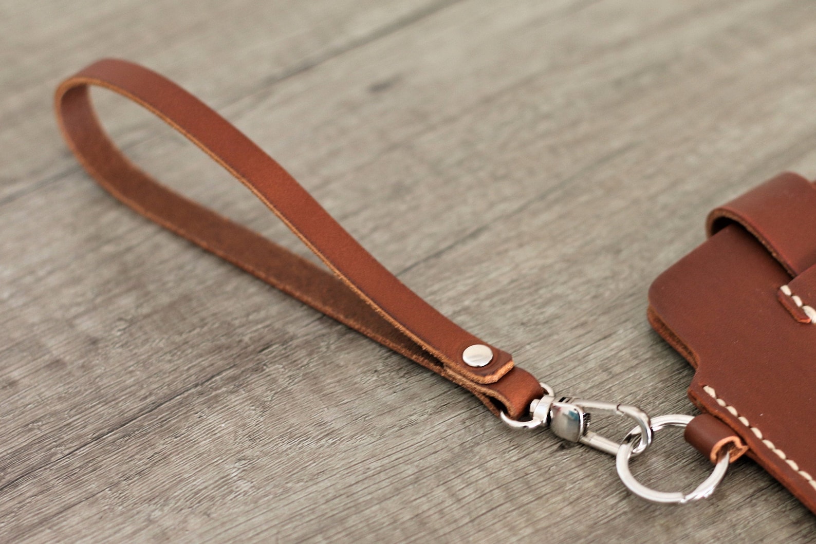 Leather Wristlet Strap for Clutch Purse Wallet Key Chain - Etsy