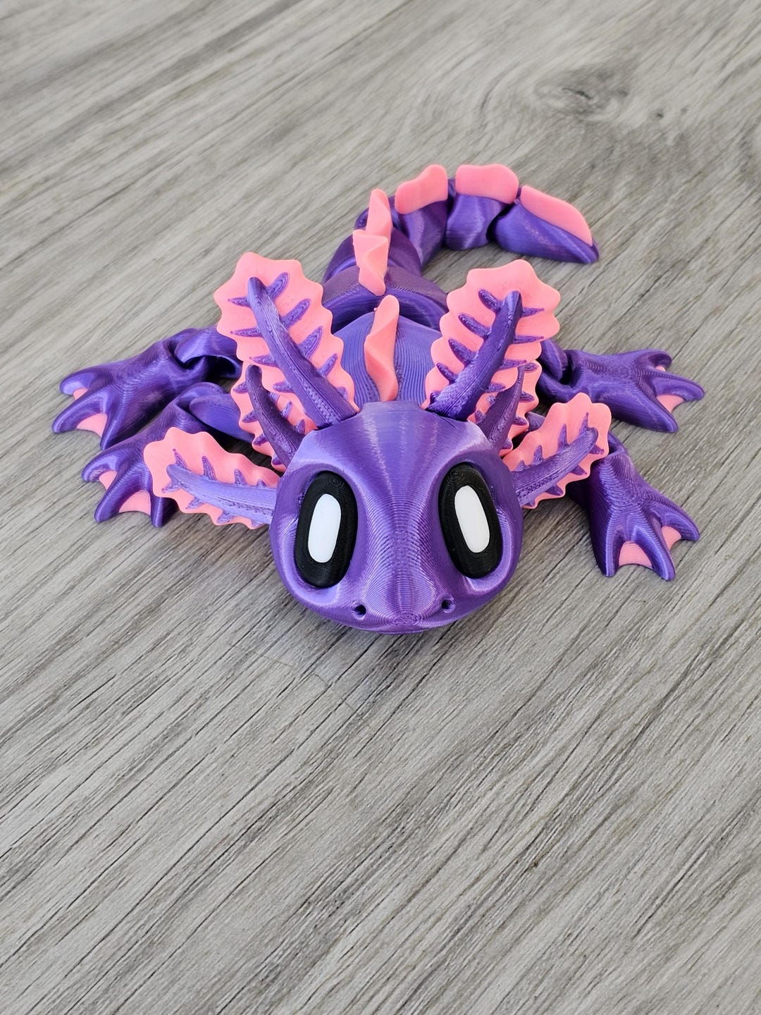 Axolotl Desk Buddy | 3D Printed Axolotl With Seaweed Home | Blob Labs ...