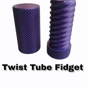 Knurl Twist Tube Fidget as Seen on TIKTOK | ADHD | Fidget Calming Tool ...
