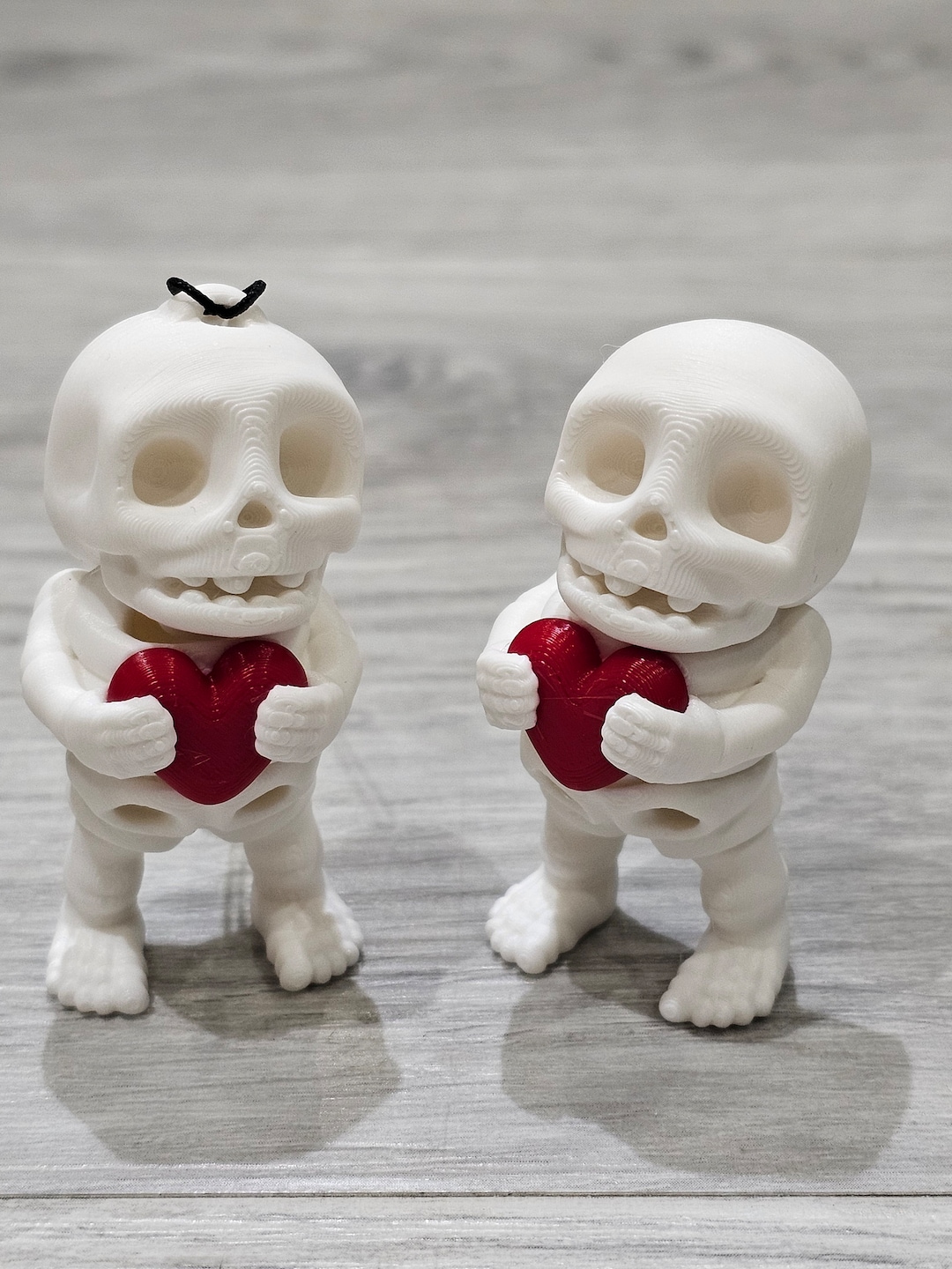 Cute Articulated Heart Skeleton, 3D Printed Valentine's Day Gift, Zou3d ...