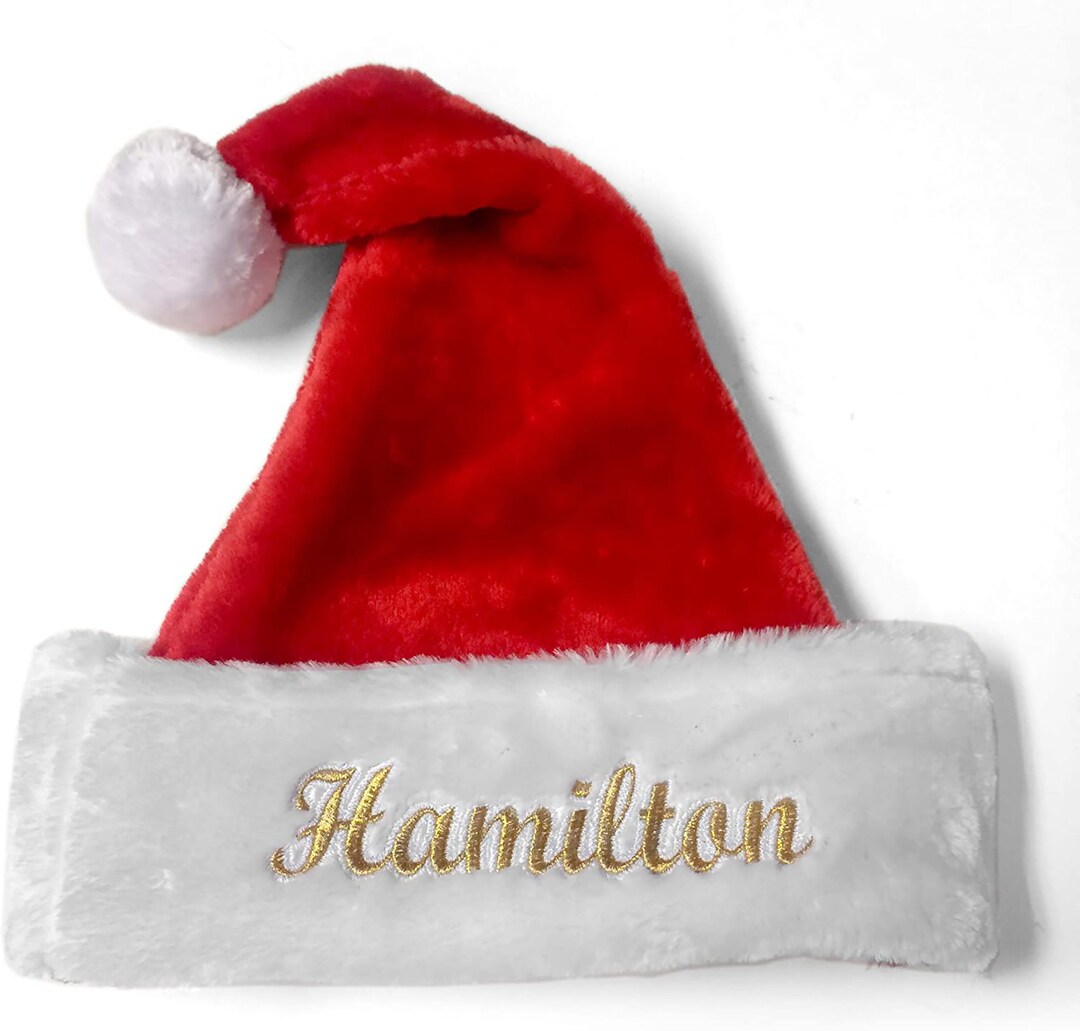 Personalized Christmas Hat Personalised Santa Hat, Family Santa Hat ...
