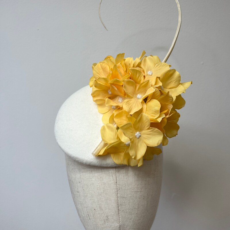 Yellow Fascinators for Weddings - Etsy UK