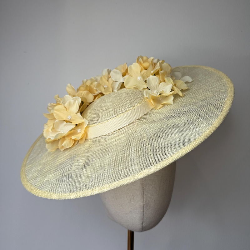 Butter Yellow Fascinators - Etsy UK