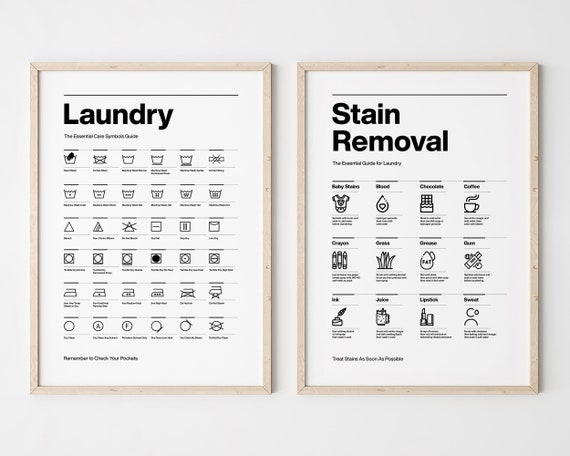 Printable Laundry Stain Removal Guide