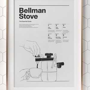 Bellman Stove Coffee Maker Print, Minimalist Line Art (digital Download ...