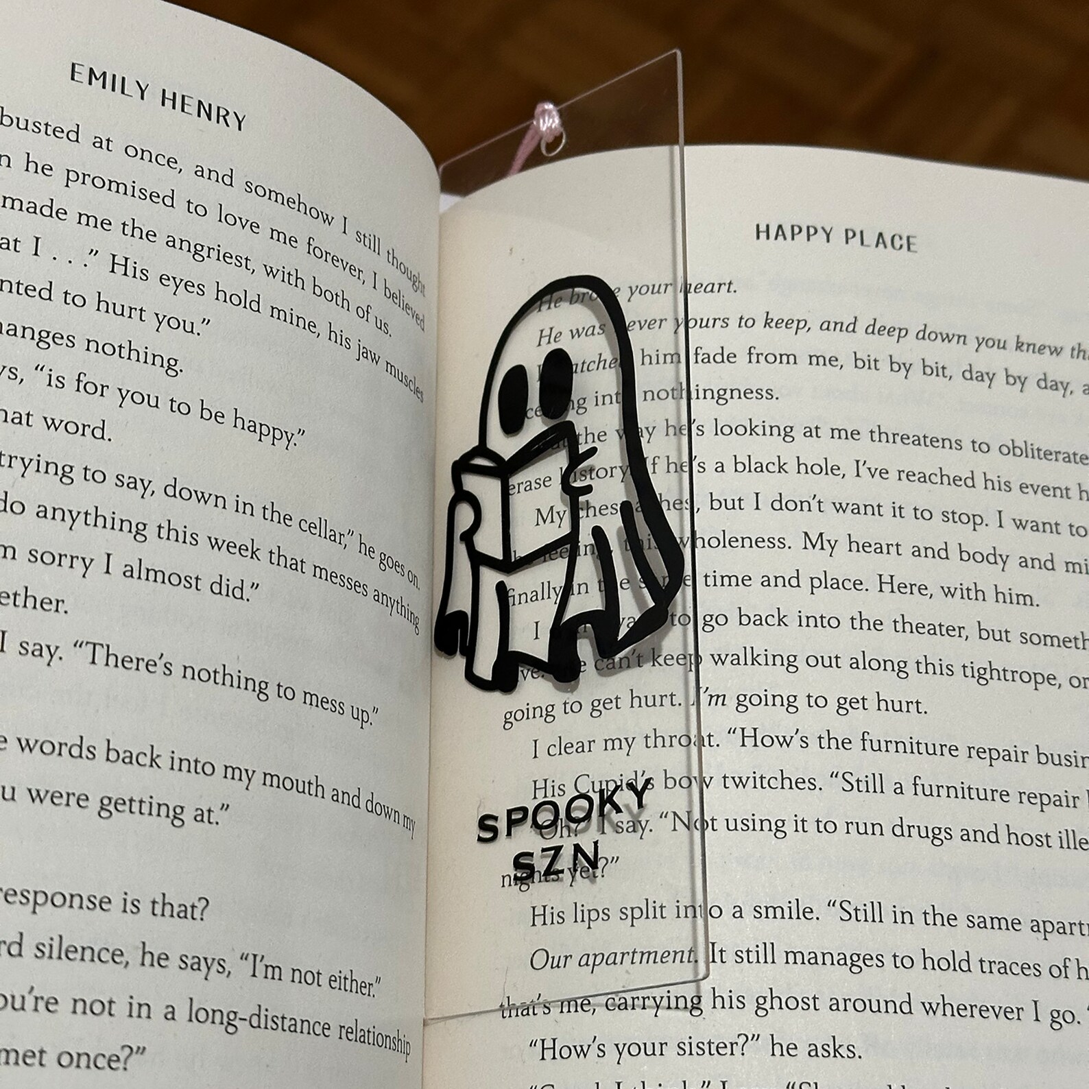 Ghost Reading Bookmark | Spooky Szn Bookmark | Booktok | Bookmark ...