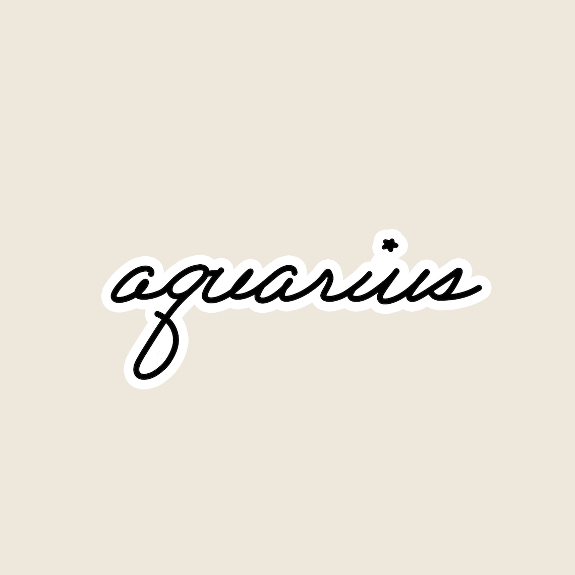 Aquarius Sticker | Aquarius | Aquarius Stickers | Water Resistant ...