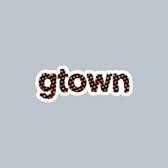 Gtown Sticker Georgetown College Sticker Georgetown - Etsy