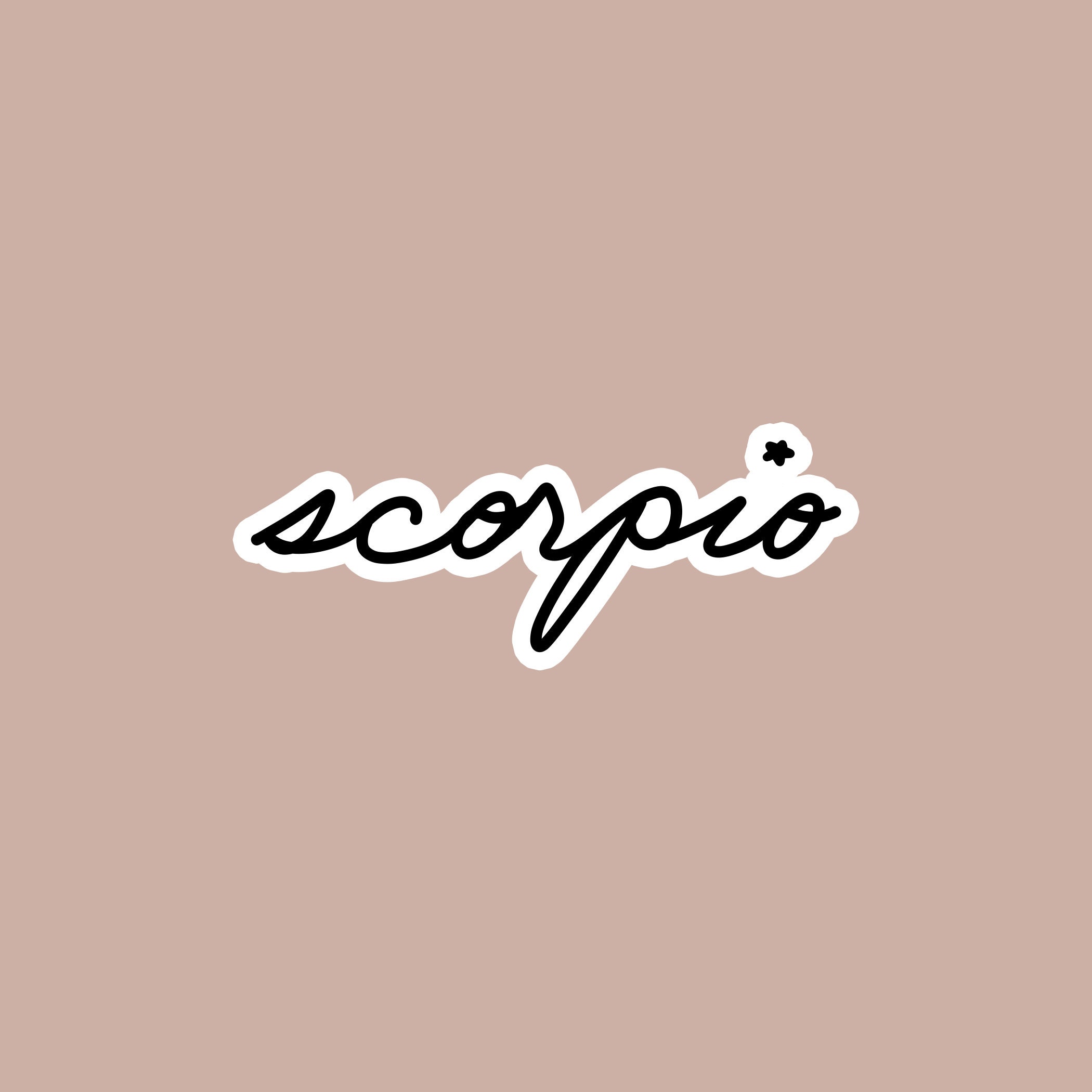 Scorpio Sticker Scorpio Scorpio Stickers Water Resistant Sticker Laptop ...