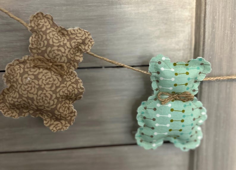 Teddy Bear Garland, Handmade Nursery Banner, Baby Bear Shower Decor - Etsy