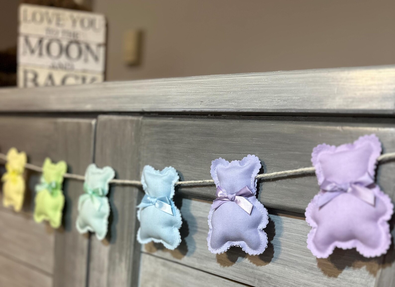 Pastel Teddy Bear Garland: Baby Shower, Nursery Decor - Etsy