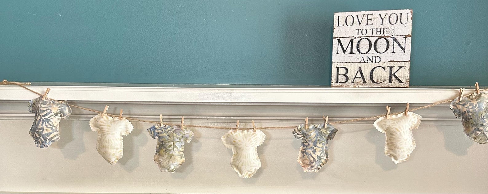 Baby Shower Decor, Clothesline Party Decorations Garland, Gender Reveal ...