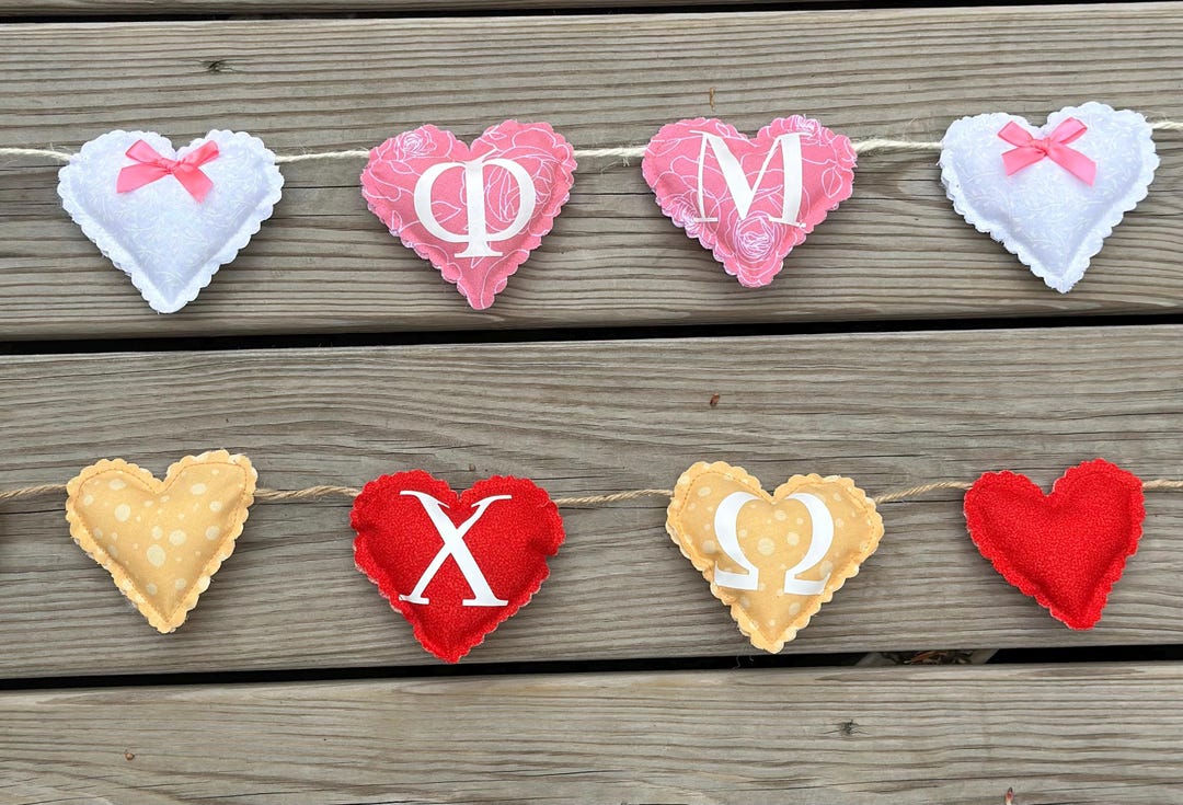 Custom Sorority Garland,greek Letter Banner, Big Little Gift,custom ...