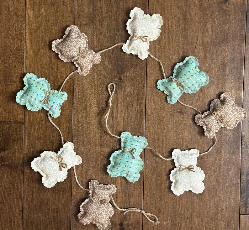 Pastel Teddy Bear Garland: Baby Shower, Nursery Decor - Etsy