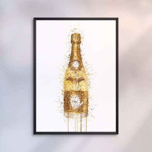 Brut Champagne Art Print French Wall Decor Alcohol Wall - Etsy