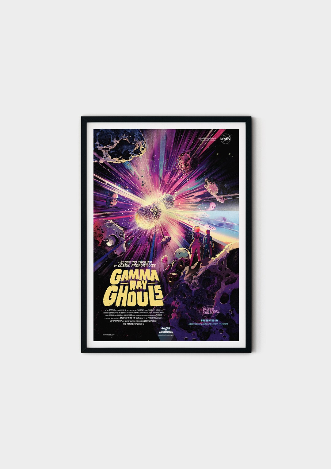 NASA Gamma Ray Ghouls Wall Art Print - Etsy