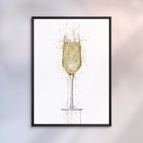 Champagne Poster Posters Wall Art Champagne Print Vintage - Etsy