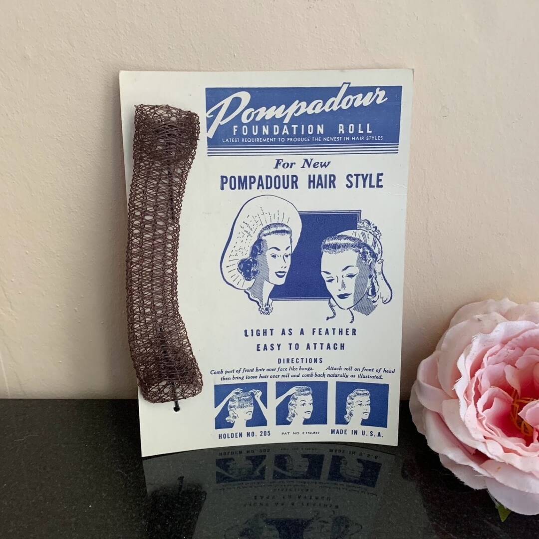 Vintage 1940's Pompadour Foundation Roll on Original Card - Etsy UK