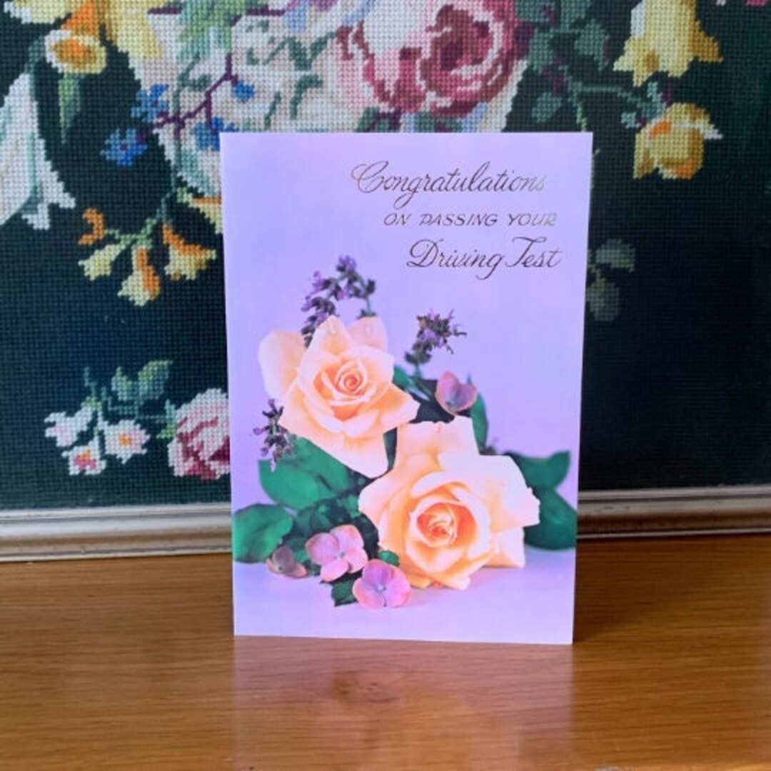 Vintage 1960's Driving Card Unused Card With Envelope - Etsy