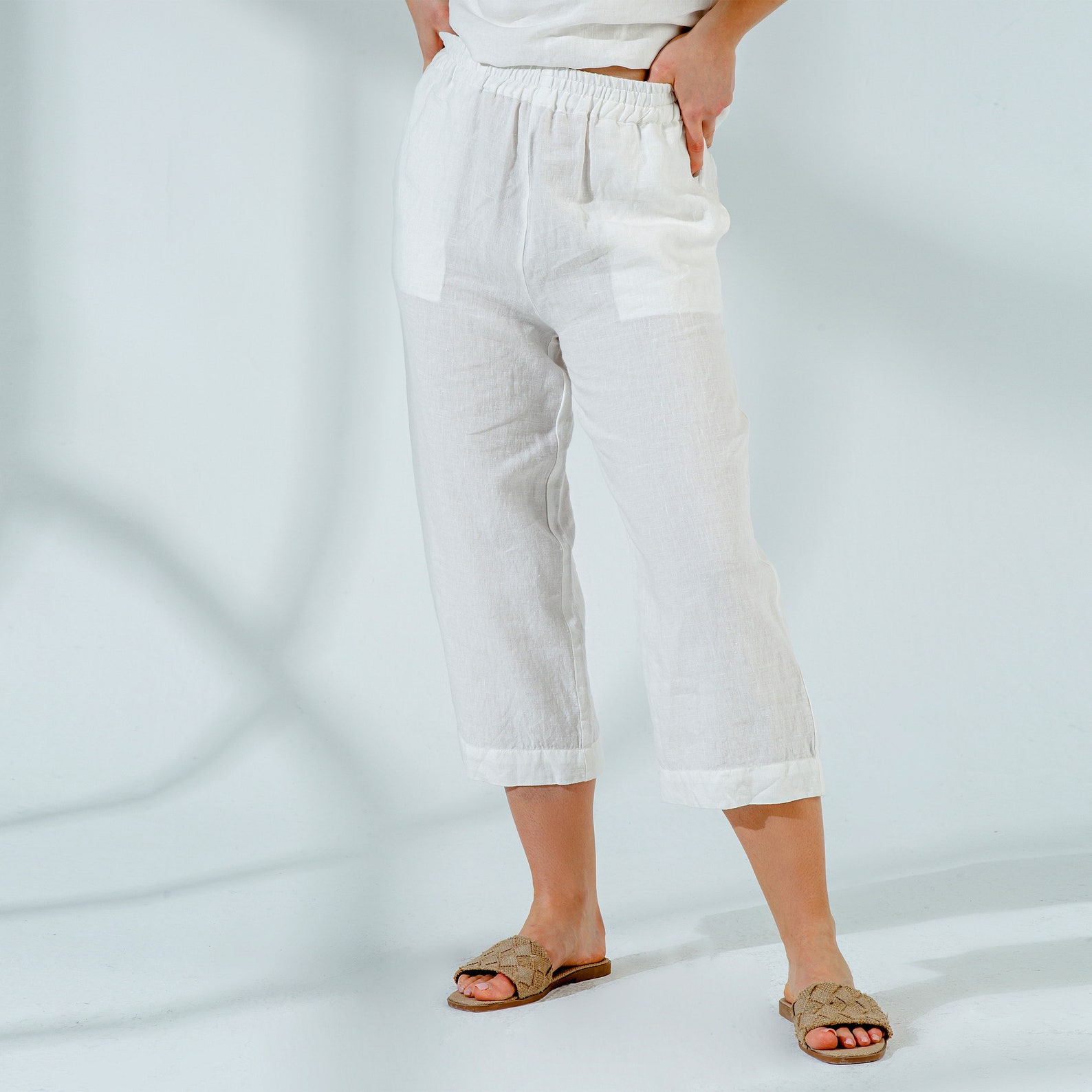 Linen Pants Women With Pockets Casual Dress Linen Pants - Etsy