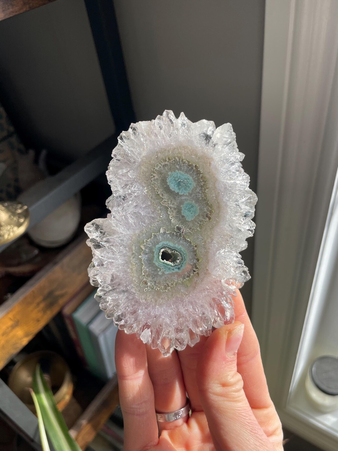 High Quality Quartz Stalactite Slice From Brazil - Etsy