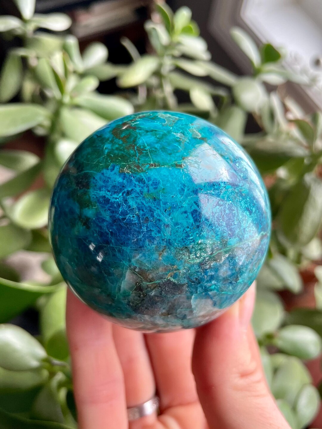 Natural Uncommon 'phoenix Stone' (chrysocolla, Malachite, Shattuckite ...