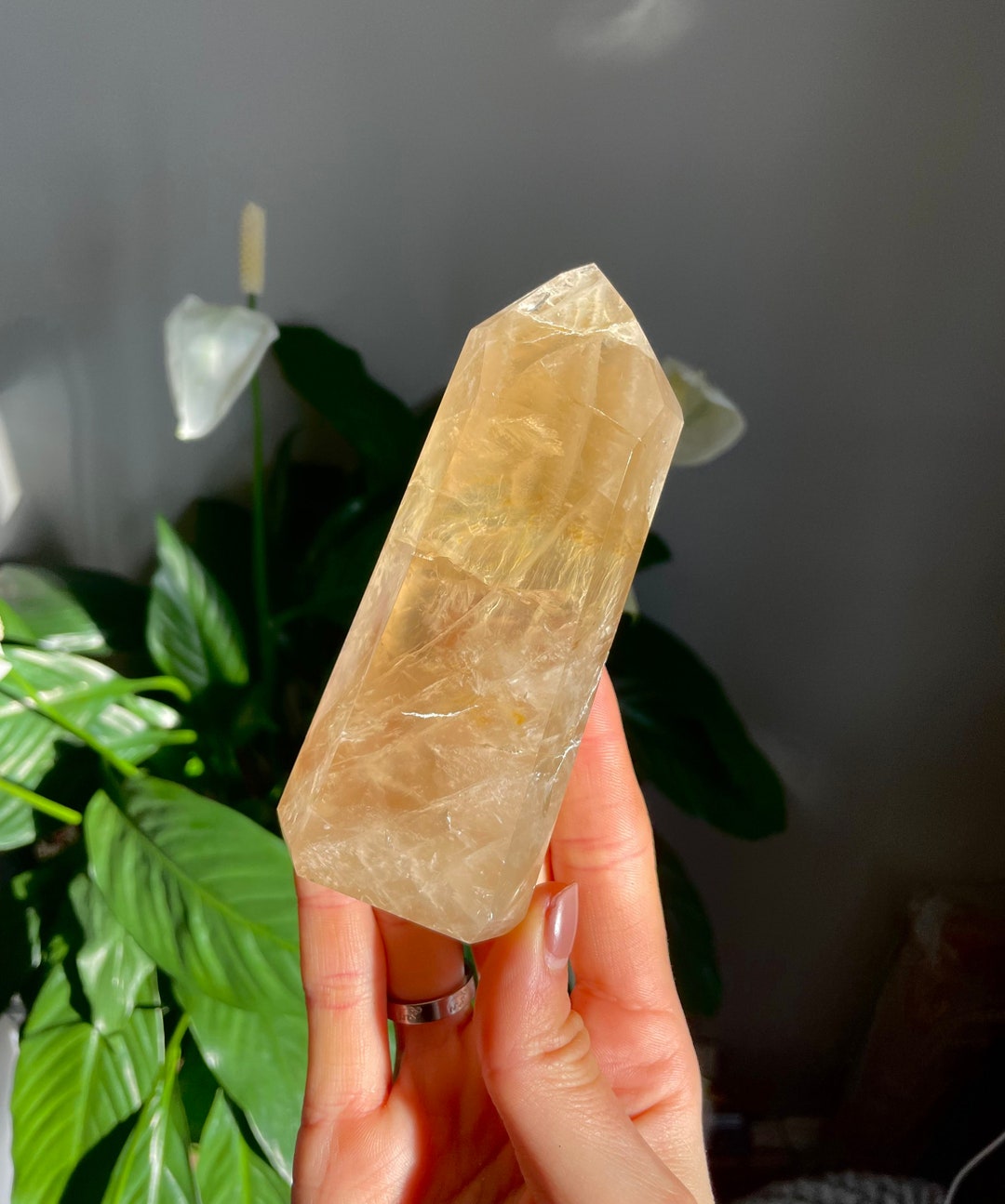 Large Light GENUINE CITRINE (unheated/untreated) Tower From Brazil - Etsy