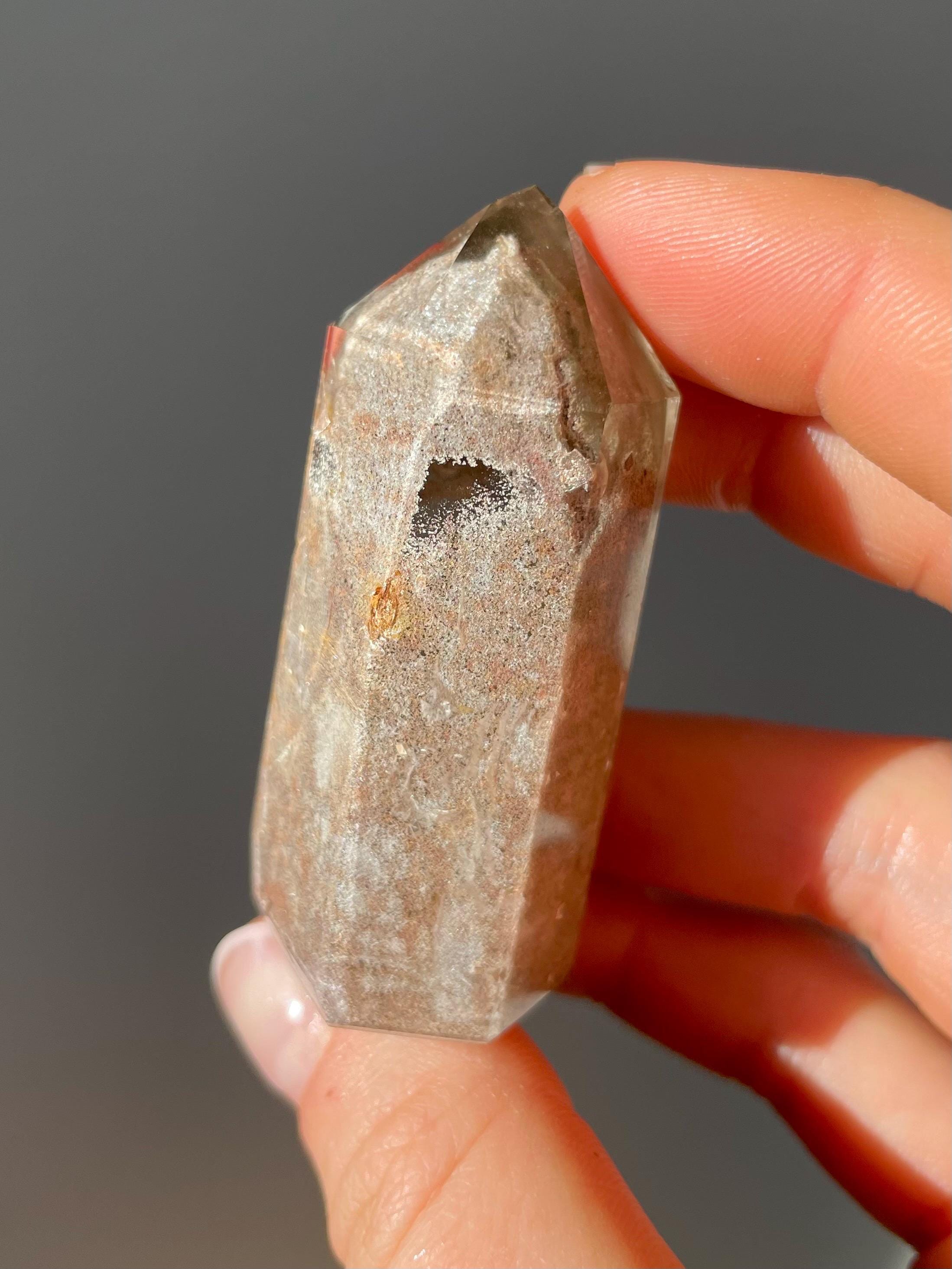 Aaa-quality Phantom Inclusion Smoky Quartz Tower From Brazil - Etsy
