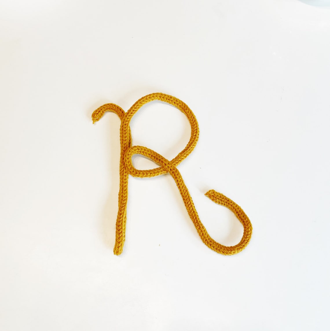 UK Knitted Wire Letter. One Initial capital letter. ICord wire | Etsy