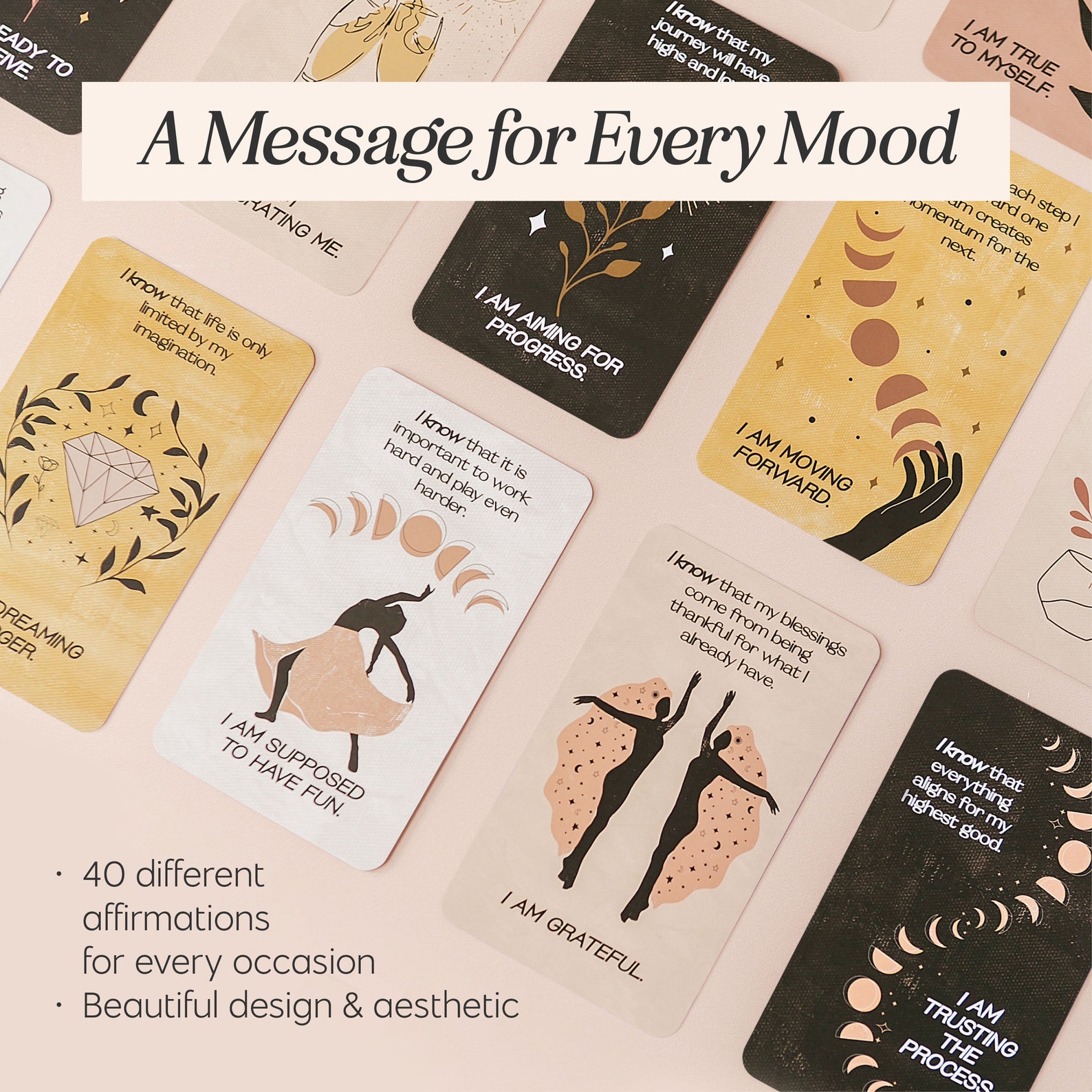 Affirmation Deck, Affirmation Card Deck, Motivational Quote Deck ...