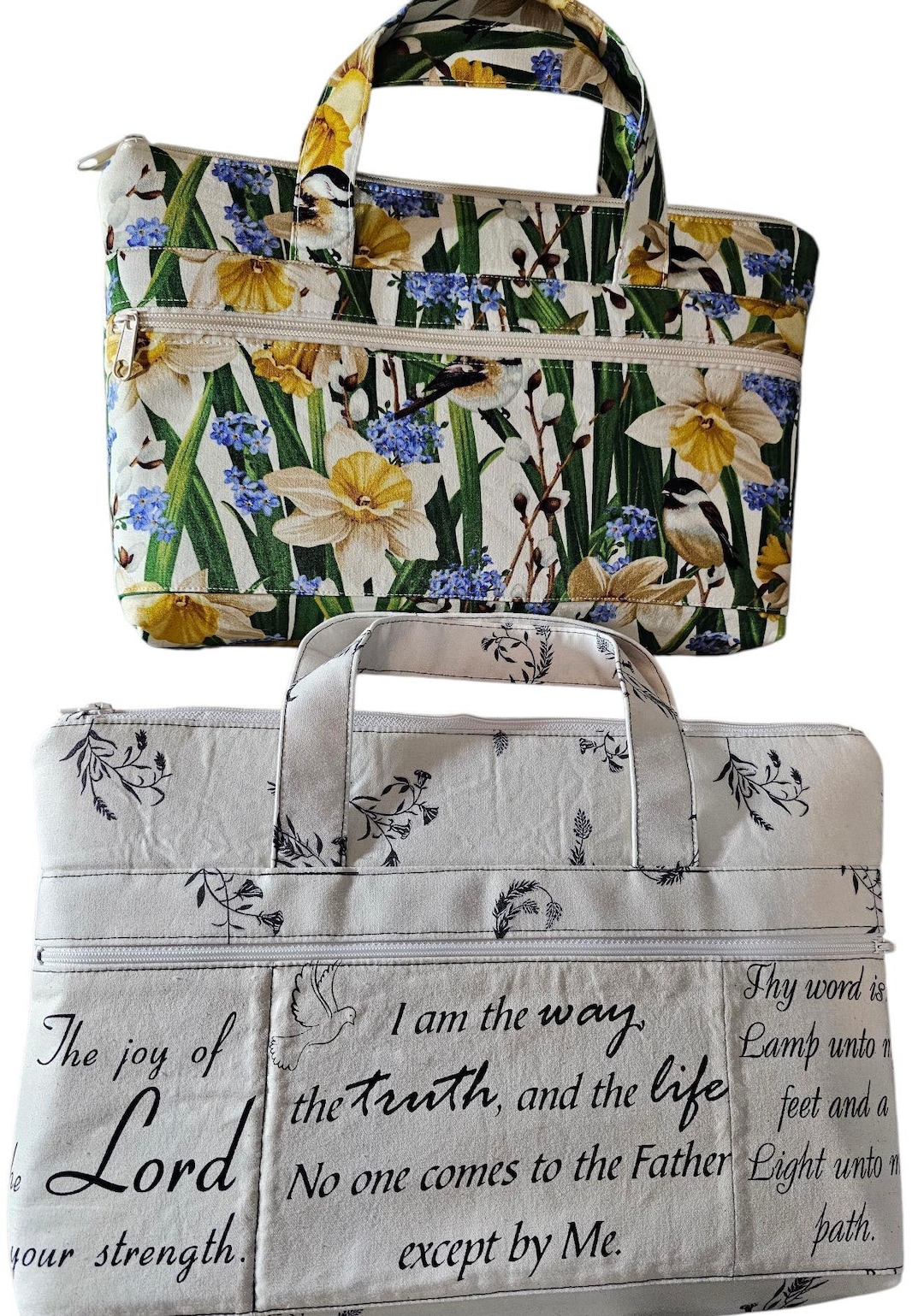 Large Bible Carry Tote Scripture Christian Gift Kindle Carry Bag - Etsy