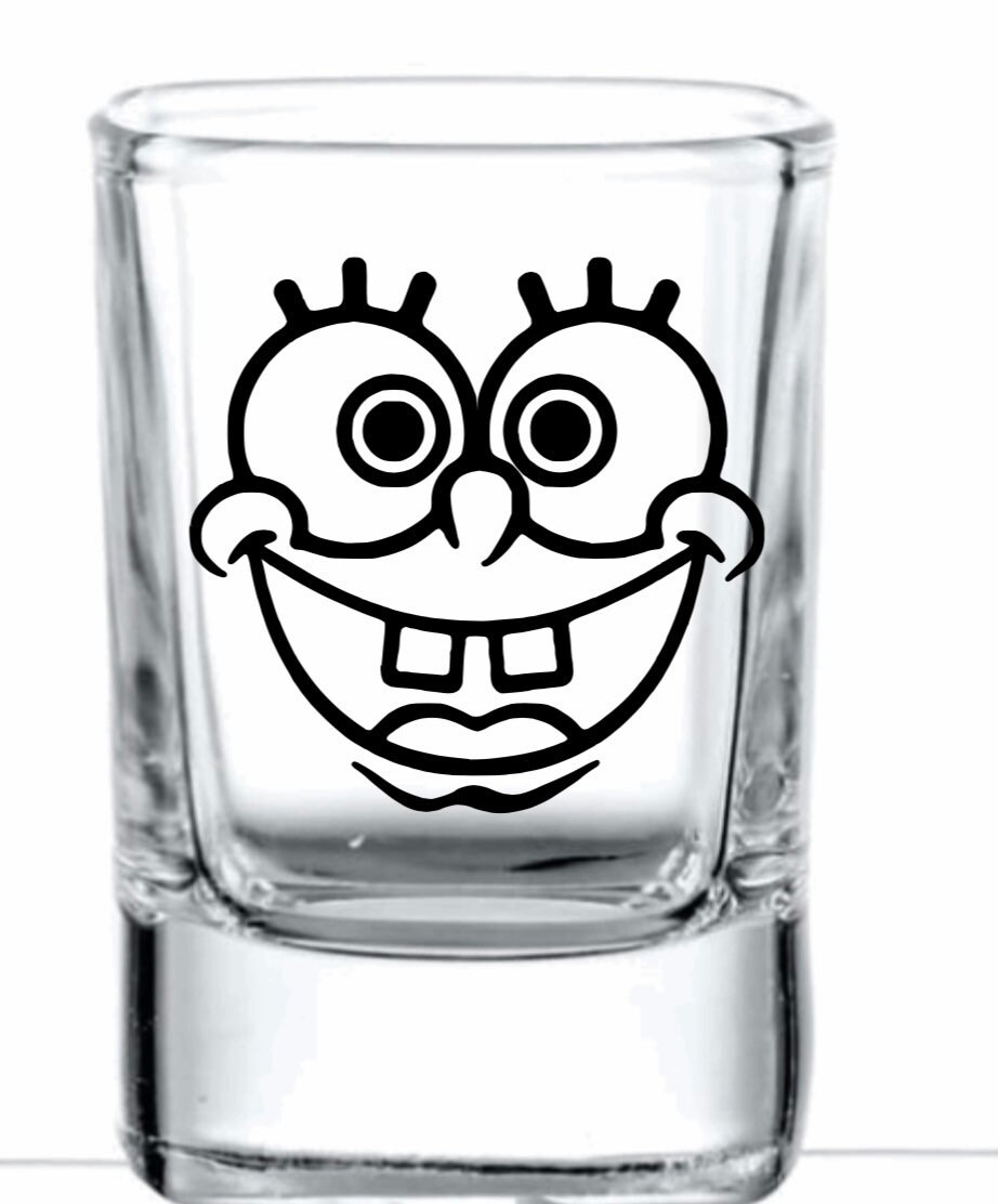 Spongebob Squarepants Shot Glass - Etsy