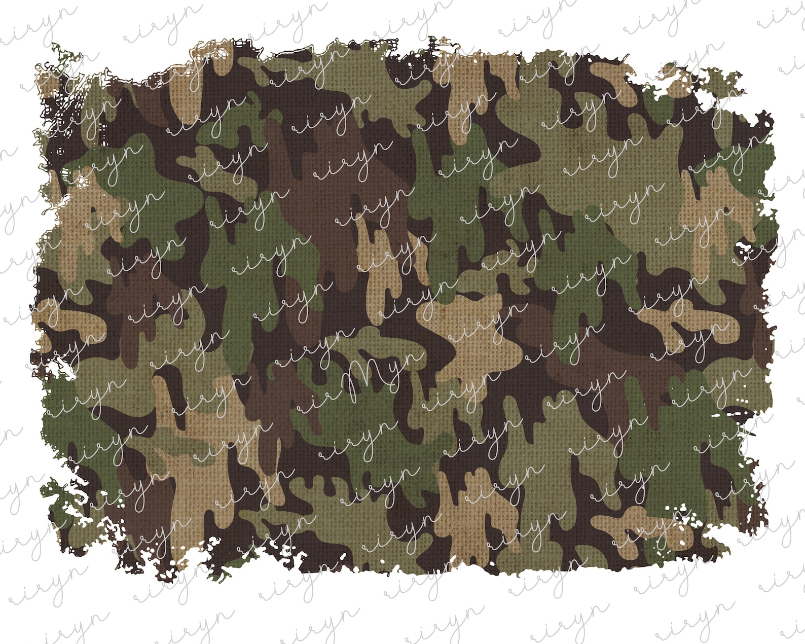 Camouflage Background PNG Camo Frame png Distressed Grunge | Etsy