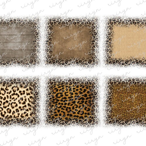 Cheetah Paint Splatter Background PNG Leopard Print - Etsy