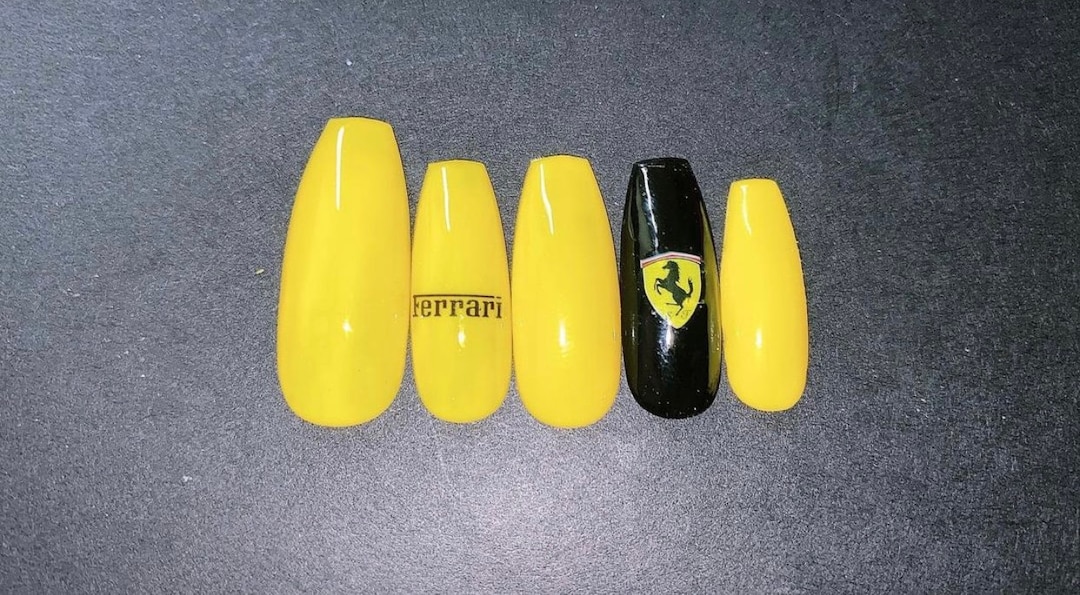Ferrari Nails - Etsy