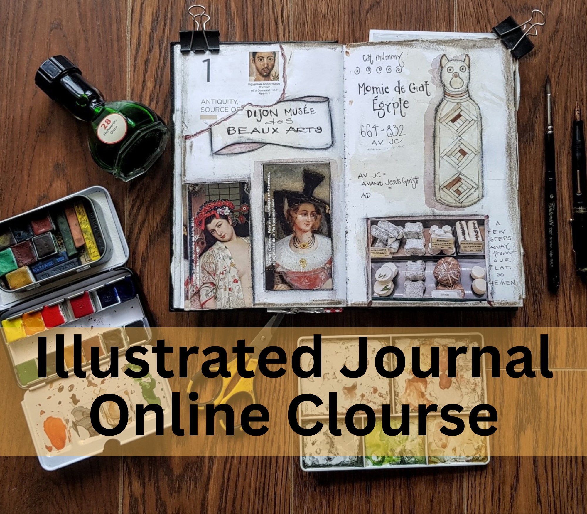 Illustrated Journal Online Course, How to Make and Keep an Illustrated ...