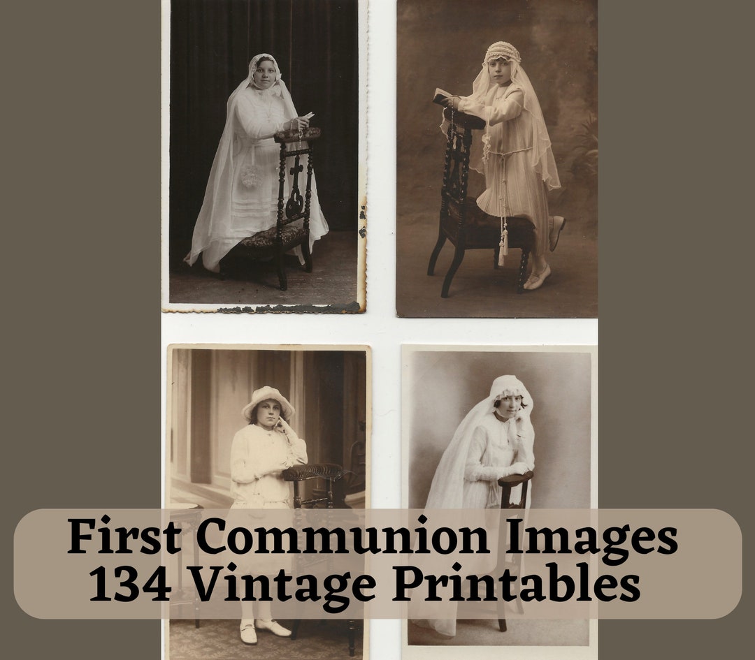Vintage First Communion 134 Printable Images: Photos, Post Cards, Holy ...